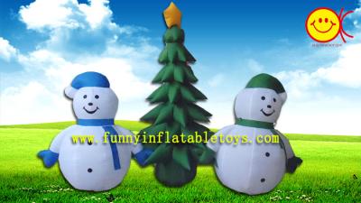 Cina alberi di pubblicità gonfiabili/pupazzo di neve EN14960 di Chirstmas della decorazione adorabile da 3,5 m. in vendita