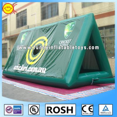 China Green PVC Inflatable Sports Games Quadruple Stitched CE / ROSH for sale