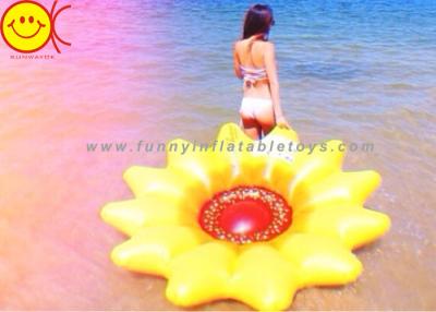 Cina Zattera gonfiabile alla moda del galleggiante dell'isola del galleggiante del girasole/girasole per il parco in vendita
