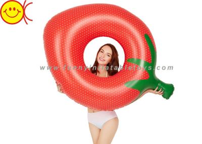 Cina I galleggianti gonfiabili/stagno dell'acqua della fragola fa galleggiare le zattere 140 * 110 * 31cm per le ragazze in vendita