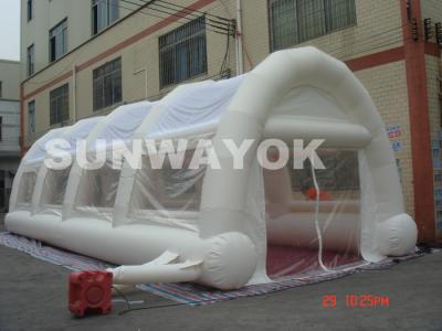 Cina Grande tenda gonfiabile bianca con il doppio materiale di cucitura impermeabile del PVC in vendita