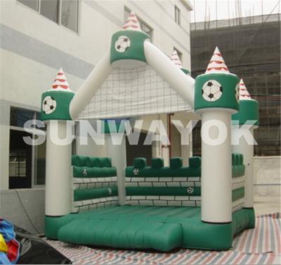 Cina I buttafuori gonfiabili commerciali dei bambini verdi e bianchi per rimbalzo alloggiano i giochi in vendita