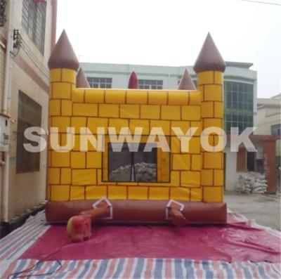 Cina I buttafuori gonfiabili commerciali gialli su ordinazione fortificano/Camera di salto in vendita