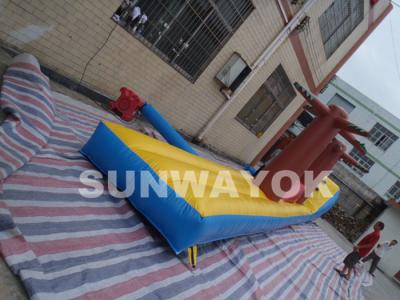 China rent inflatable water slides With 12m x 1.4m x 2.5m air tight version for sale