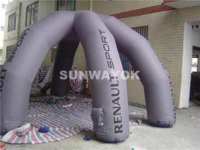 Cina Tenda gonfiabile di nylon grigia professionale della cupola del circo con CE/UL/ccc in vendita