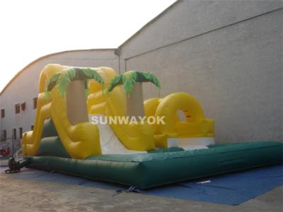 China Yellow Outdoor Fantistic Forest Inflatable Water Games Park Slide for sale