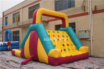China 0.6mm PVC Kids Inflatable Water Slide Park Games Customed Waterproof for sale