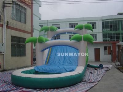 China Durable Jungle Theme Inflatable Water Slide Park Fun Sport Games EN-14960 for sale