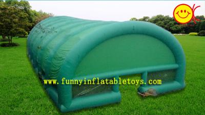Cina Grande tenda di campeggio gonfiabile su ordinazione verde con il CE della tela cerata del PVC 180OZ in vendita