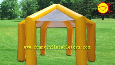 Cina Tenda gonfiabile del PVC di giallo impermeabile/parasole tenda gonfiabile per il partito di promozione in vendita