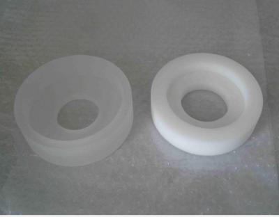 China opaque polished fused silica quartz glass ring flange for sale
