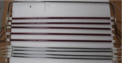 China Ruby quartz glass carbon fiber heating element warm quickly safe heater far infrared quartz heating lamp for sale