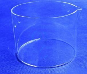 China high purity transparent glass quartz crucible flat bottom  capacity 10ml 20ml 30ml 50ml 100ml 120ml for sale