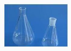 China high quality customized quartz glass conical flask  Erlenmeyer flask for sale