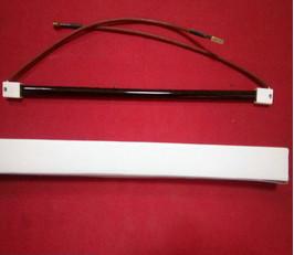 China Ruby quartz glass carbon fiber heating element warm quickly safe heater far infrared quartz heating lamp for sale