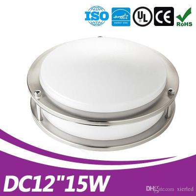 China CEC title24 listed driverless 12 inch dimmable modern 15w led ceiling light fixtures for sale