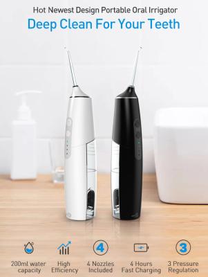 Cina Acqua senza cordone orale ricaricabile elettrica Flosser di 200ML Irrigator in vendita