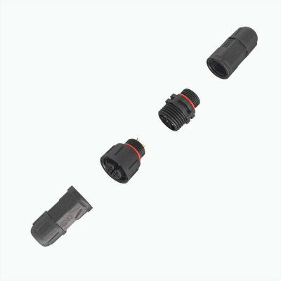 China IP68 Waterproof M12 Circular Connector with Weather-resistant Material and 15A Current Rating for Outdoor Electrical Connections for sale