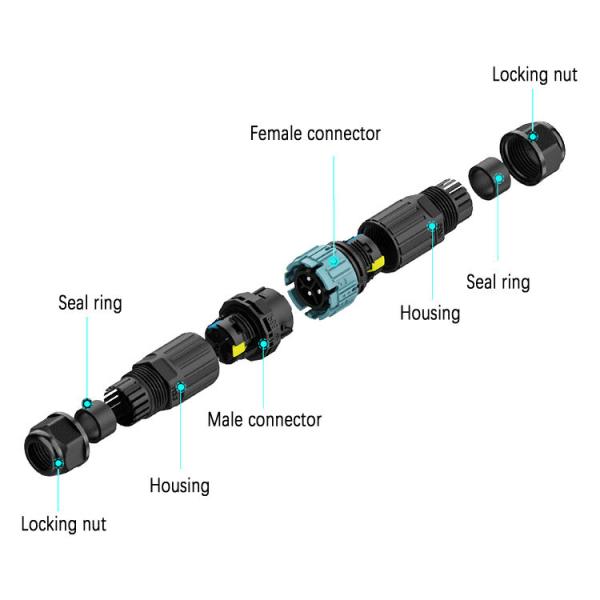 Quality IP68 Waterproof Screwless Outdoor Underwater Lighting Cable Joint Wire Connector for sale