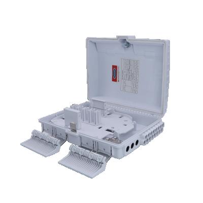 China IP65 Protected Fiber Optic Splice Closure Box with 24 Fibers Capacity and Wall-mounted Design for FTTH Applications for sale