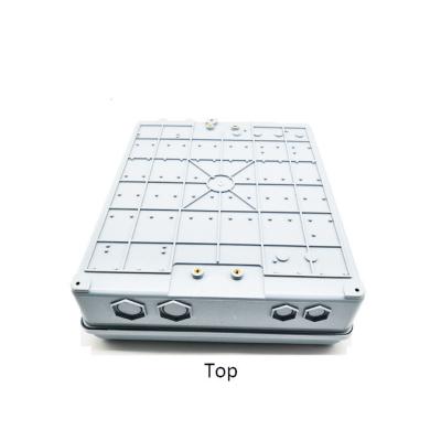 China Outdoor IP65 Waterproof and Dustproof Fiber Optic Distribution Box Supports Up to 96 Fiber Cores Wall-Mounted or Pole-Mounted for sale