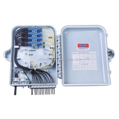 China IP65 16 Core Anatel CTO Fiber Distribution Box Terminal Box for FTTH Networks with Splitter Pigtail for sale