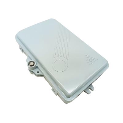 China Outdoor 16 Core IP65 FTTH FAT Black PLC Splitter 1:16 Fiber Optical Terminal Box Wall-mounted or Pole-mounted for sale
