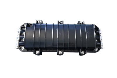 China IP68 Protection Fiber Optic Splice Closure with 96 Fibers Capacity and UV Resistant Housing for sale