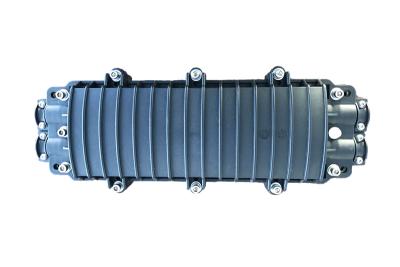 China MDP-12-96A IP68 Waterproof Horizontal Fiber Optic Splice Closure with 96 Fiber Capacity and 12 Port Inline Type for sale