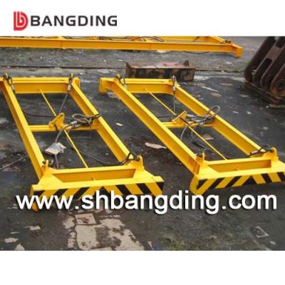 China BANGDING simple style hydraulic semi-automatic container spreader lifting frame 20 40 feet ISO standard for sale