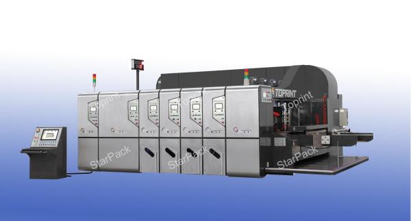 Automatic Flexo Printing Slotting Machine 350 Sheets/Min Fully Computerized Control
