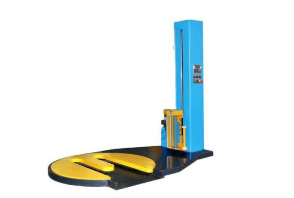 Tipo pálete totalmente automático de W que prende com correias a máquina, máquina da película de embalagem do psiquiatra de 40 pallets/h