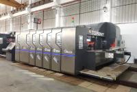 China Fully Computerized 180 Sheet/min 3 Color Flexo Printing Die Cutter for Corrugated Box Making for sale