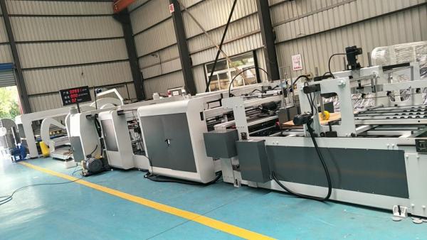 Máquina automática do rebitador de Gluer do dobrador do CERT da patente/máquina de costura do cartão