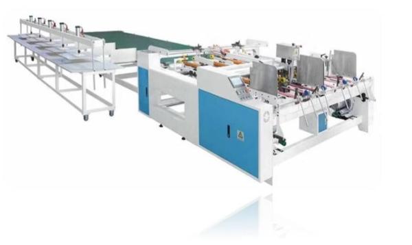 Máquina de colagem comum da caixa semi auto de 2 partes 9KW garantia de 1 ano