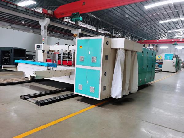 Flexo runzelte Blätter der Kasten-Druckmaschinen-multi Farbe300/Minute