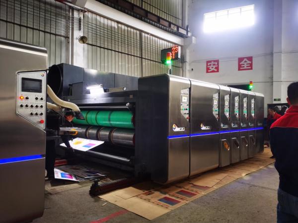 Stanze-Maschine Gluer Slotter Ordner FFG Caser 900x2000mm Flexo mit Patent-CERT