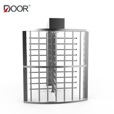 China 304 Stainless Steel Full Height Turnstile Pedestrian Revolving Gate Access Control System for sale