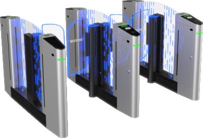 China Stainless Steel Speed Gate Turnstile with Face Recognition IC Card for sale