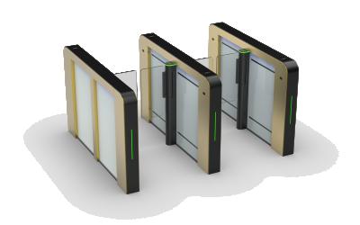 China High Speed Pedestrian Turnstile with DC24V Servo Motor for sale