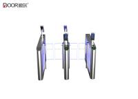 China Office Building Barcode Scanner Turnstile Gate With Card Reader Facial Recognition for sale