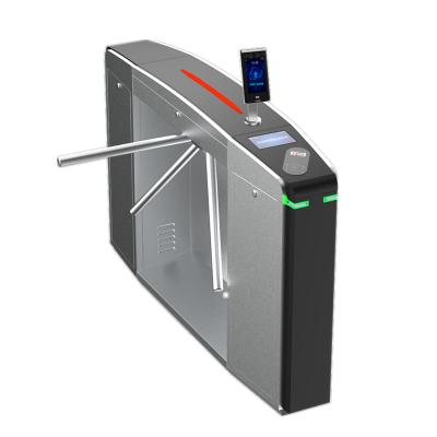 China 30W 304 Stainless Steel Waist High Turnstile Barrier Gate for sale