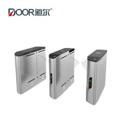 China Single Movement Pedestrian Gate Flap Barrier For Entrance Control System for sale