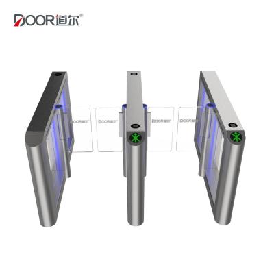 China Geschwindigkeits-Tor-Drehkreuz IP42 RS485 0.3s mit Barcode-Scanner zu verkaufen