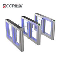 China OEM Logo Customized Lobby Swing Gate Turnstile With Card Reader Control for sale