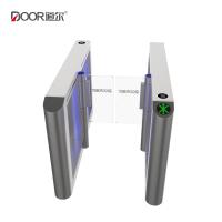 China Silver Speed Gate Turnstile Fastlane Turnstile With Card Reader And Qr Code for sale