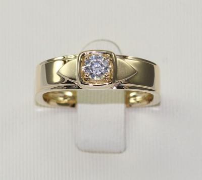 China 18K Gold with Natural Diamond Mens Ring de Triomphe Series KGM000880 for sale