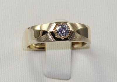 China 18K Gold with Natural Diamond Mens Ring de Triomphe Series KGM000886 for sale
