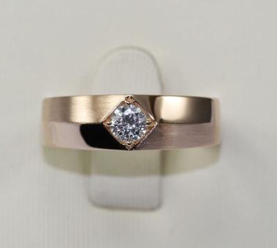 China 18K Gold with Natural Diamond Mens Ring de Triomphe Series KGM000894 for sale
