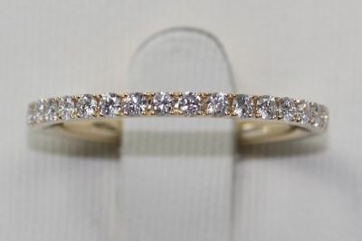 China 18K Gold with Natural Diamonds Ring Female Full Circle Diamond Series KGR007137K for sale